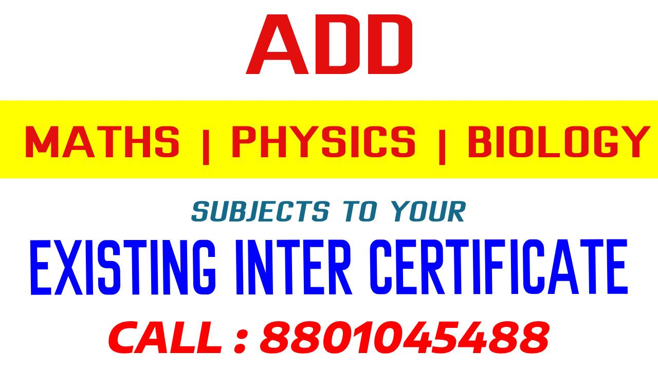 NIOS Admission to Write Single Subject Physics,Maths,Biology